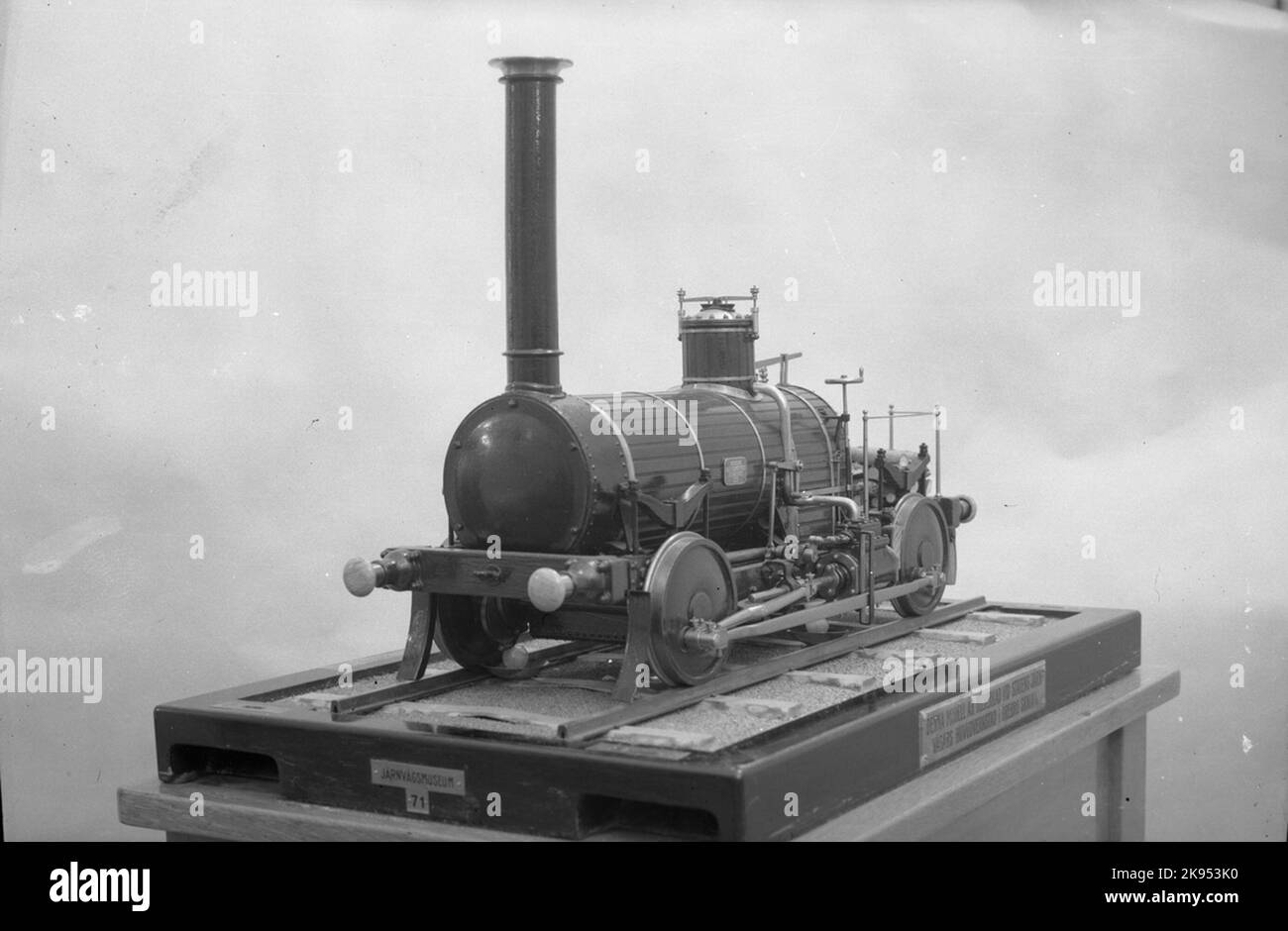 Model of the "first"; Railway Museum Stock Photo - Alamy