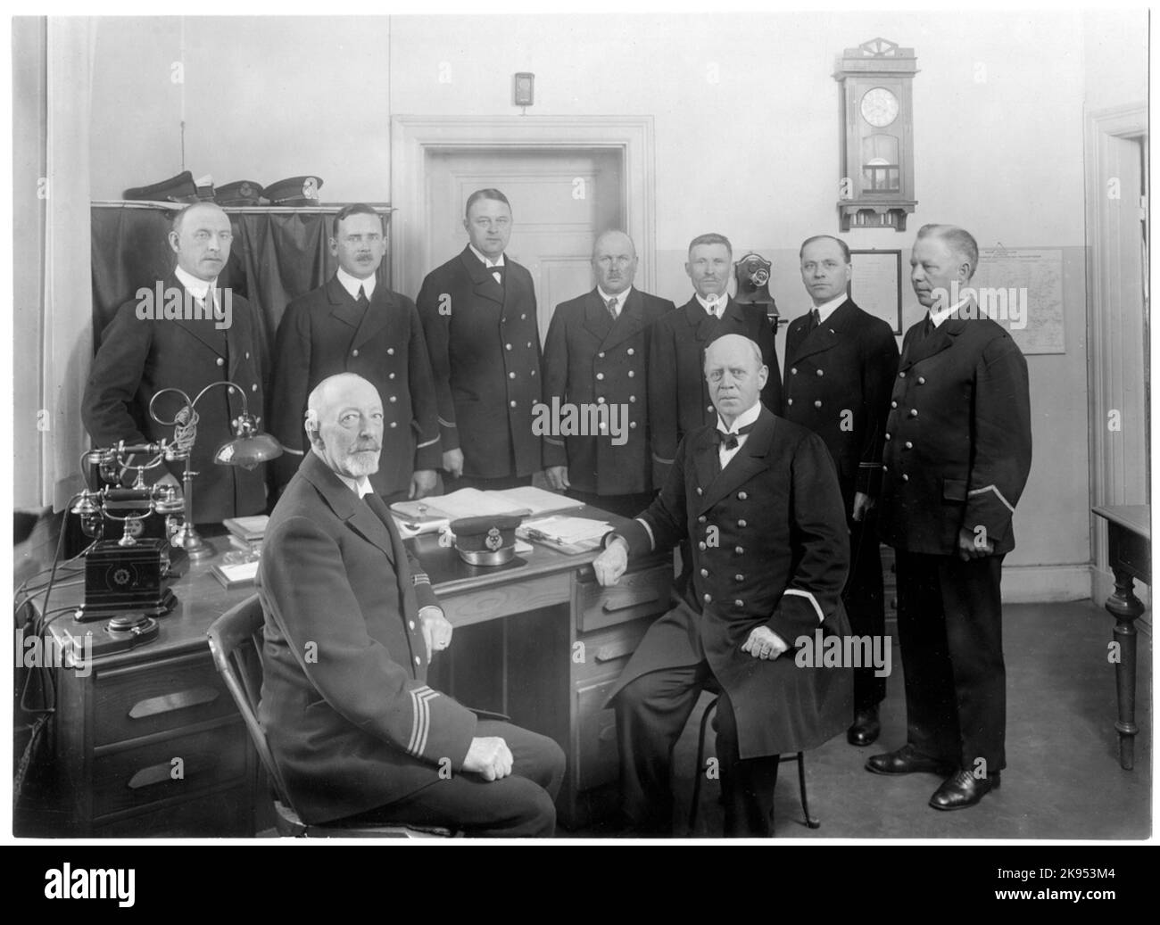 Station inspector with staff in Umeå Stock Photo - Alamy