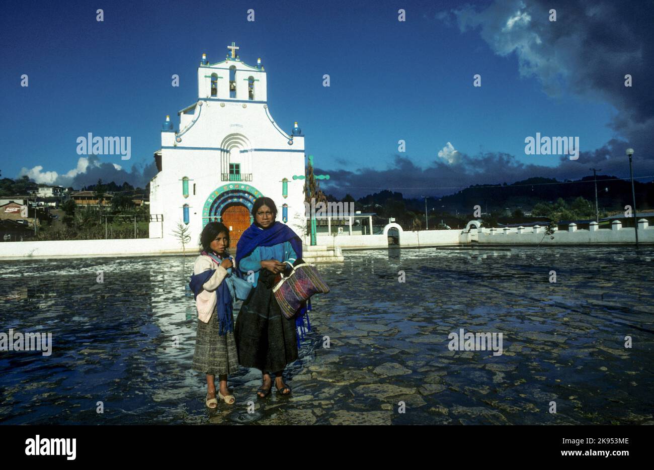 CHAMULA, MEXICO - June 10: mother with child sells handmade souvenirs ...