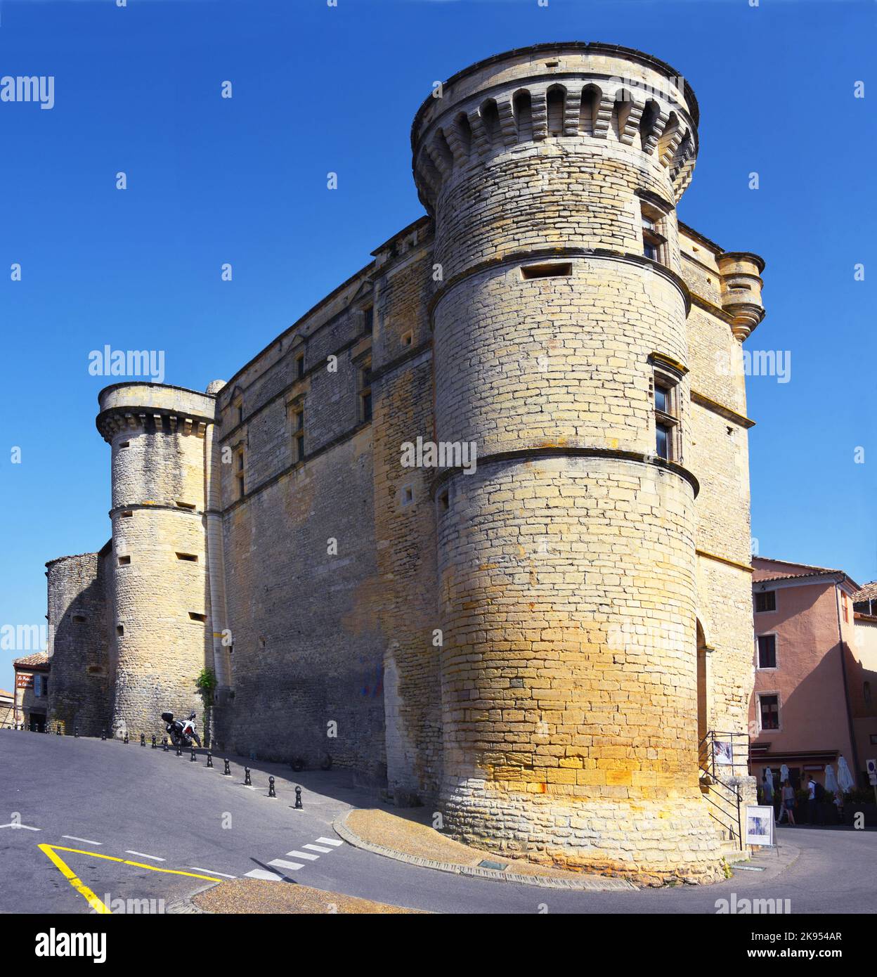 Castle Gordes, France, Provence, Vaucluse, Natural park of Luberon ...