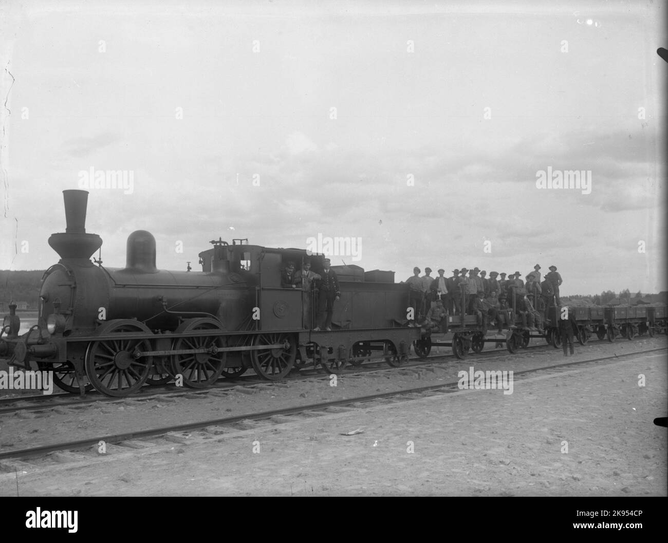 SDJ Lok 5. The locomotive was named Stora Tuna. The locomotive was ...