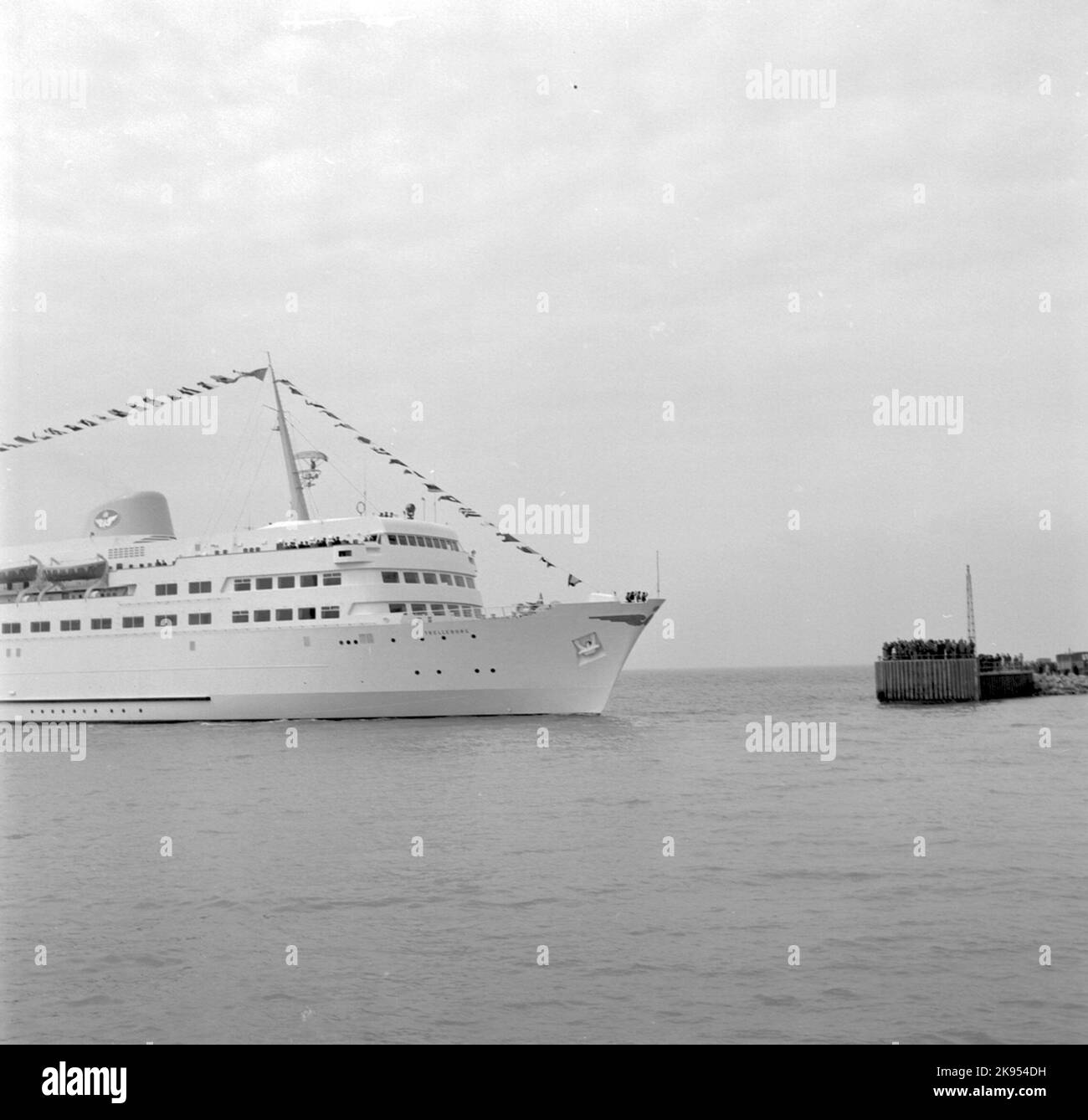 M/S "Trelleborg" in the inlet and ferry location Stock Photo - Alamy