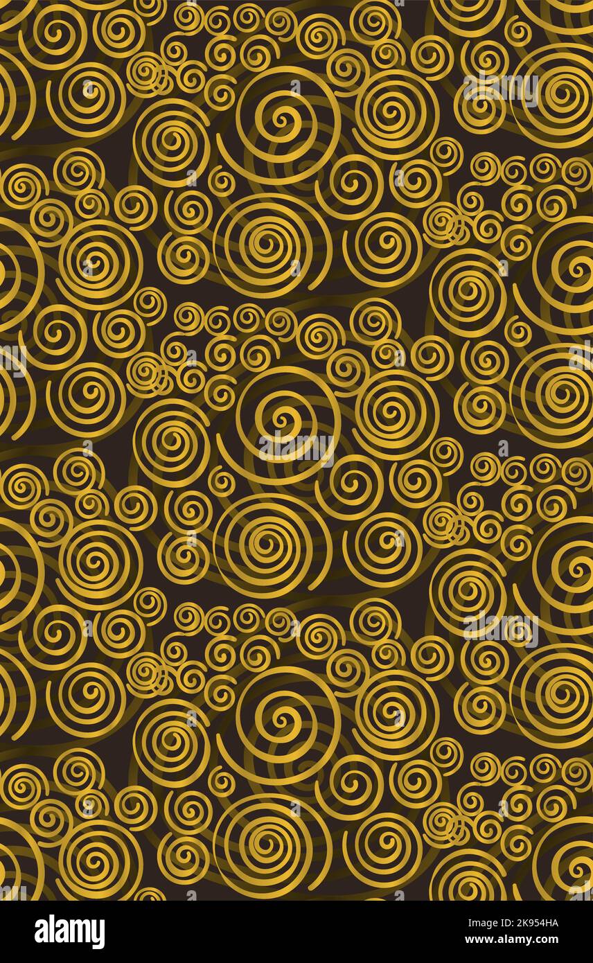 Gold spirals hi-res stock photography and images - Alamy