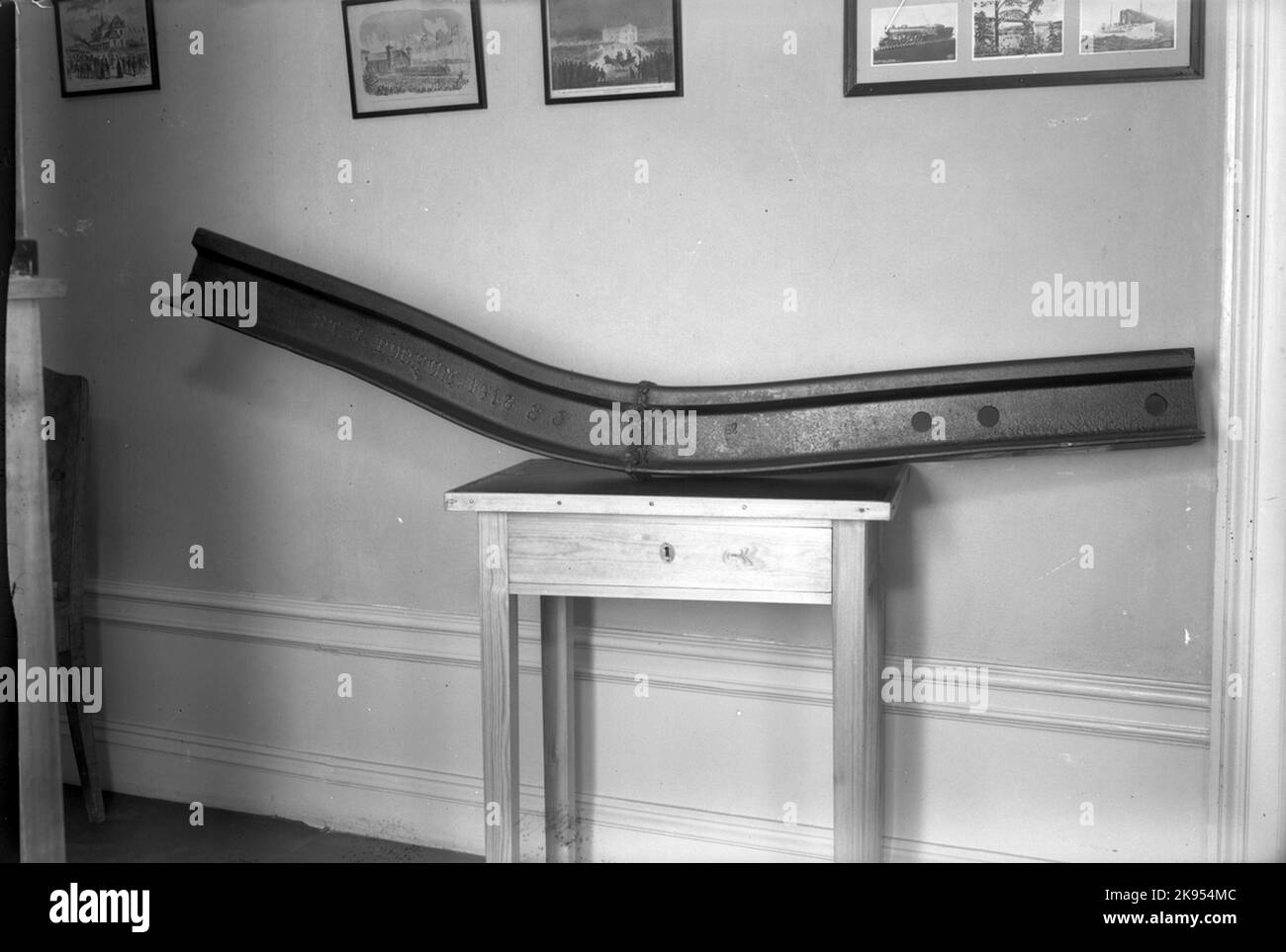 Welded rail; Railway Museum Stock Photo - Alamy