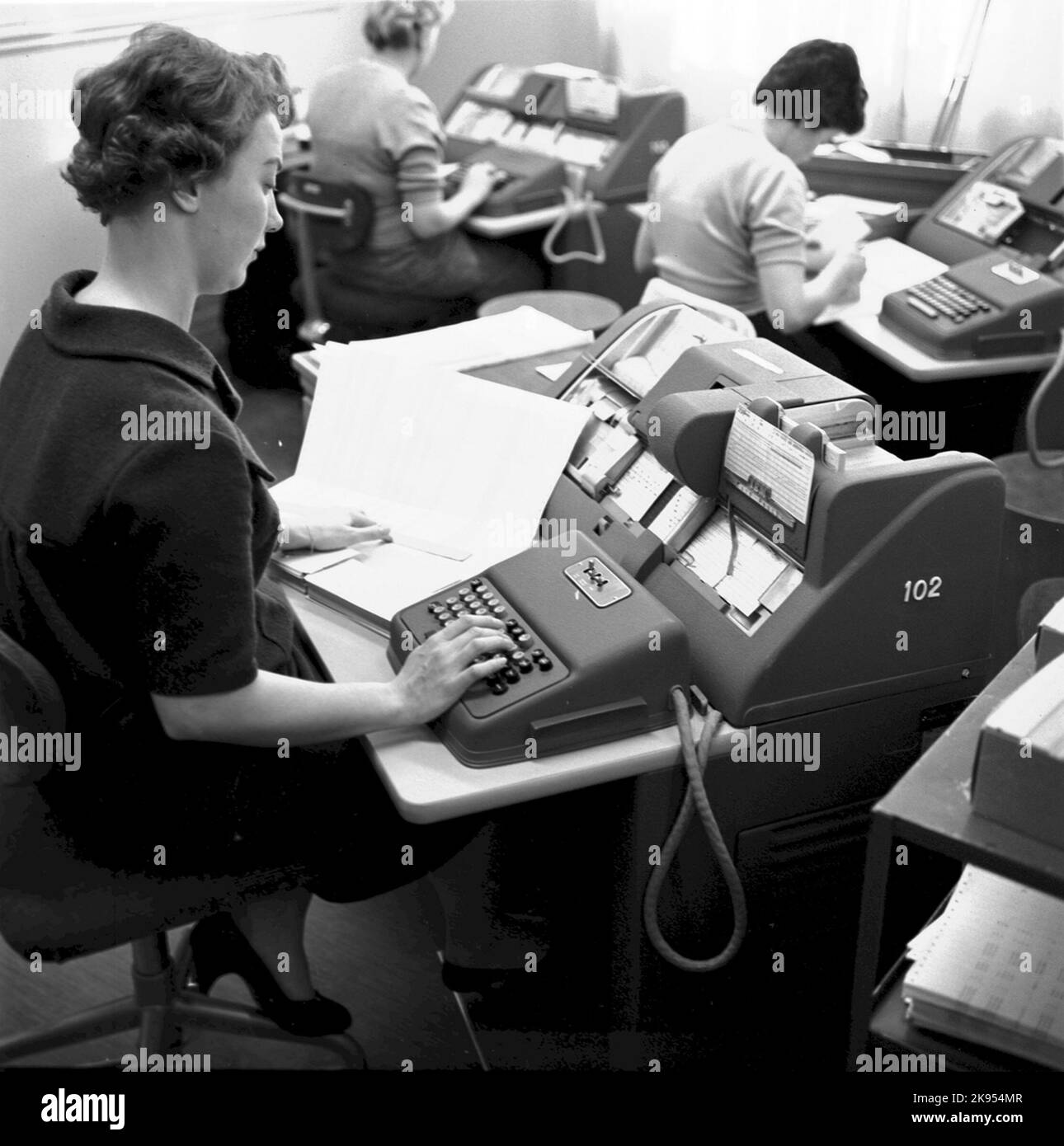 Ibm 026 key punch hi-res stock photography and images - Alamy