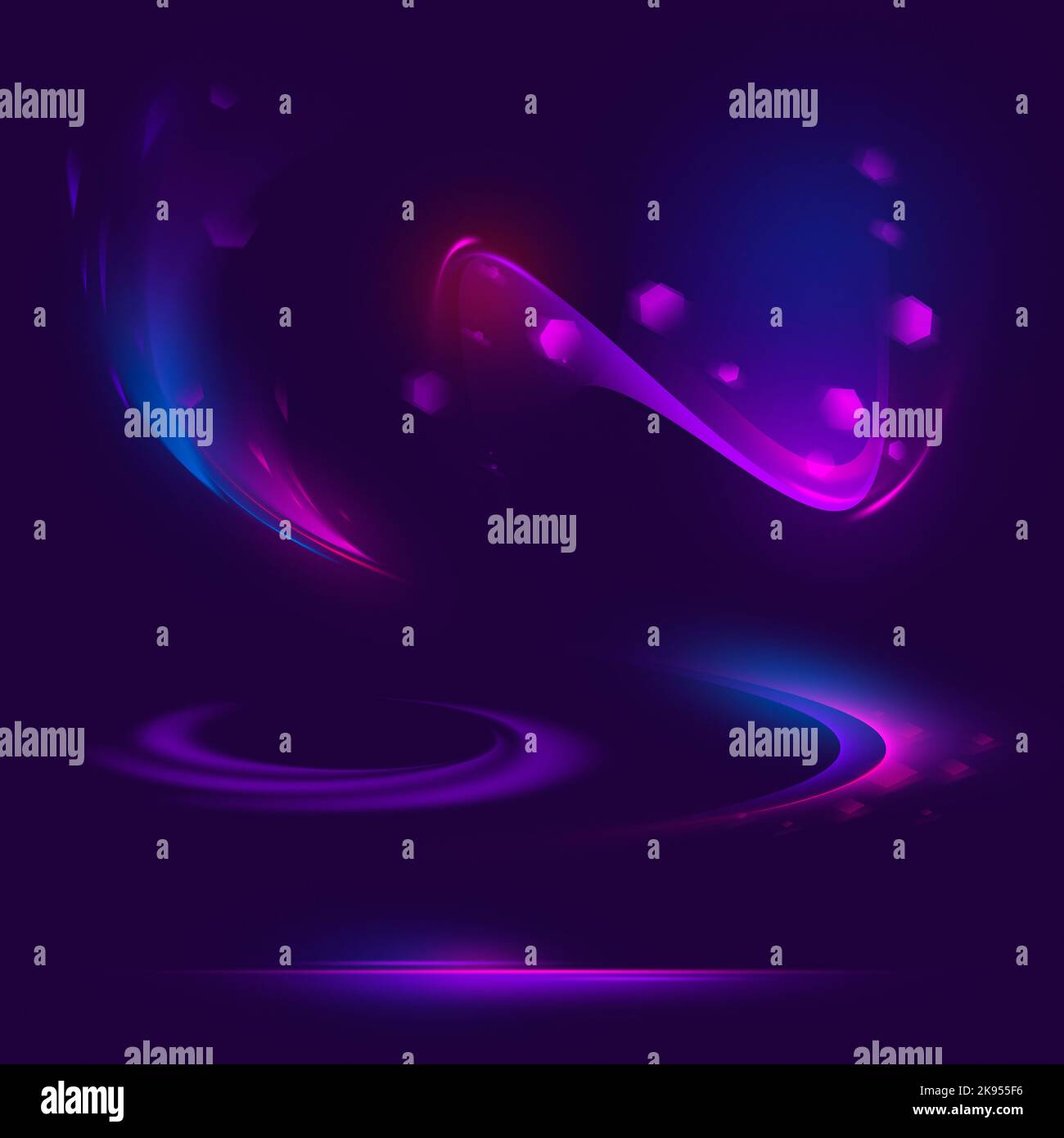 Magenta and blue colors. Design for device screen, wallpaper. Set of ...