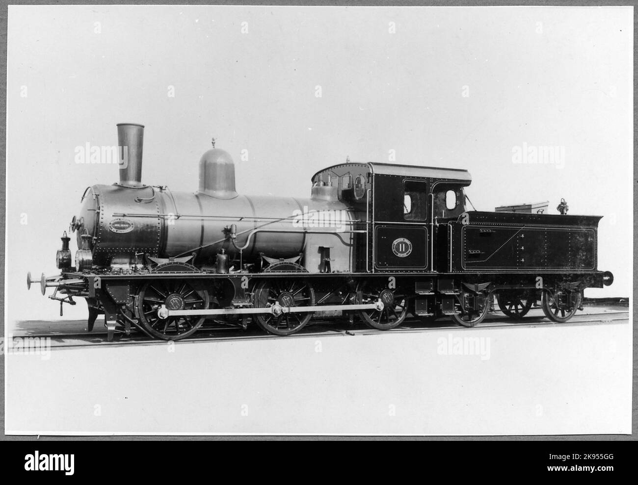 Delivery photo, Gothenburg - Borås Railways, GBJ C 11. The locomotive ...