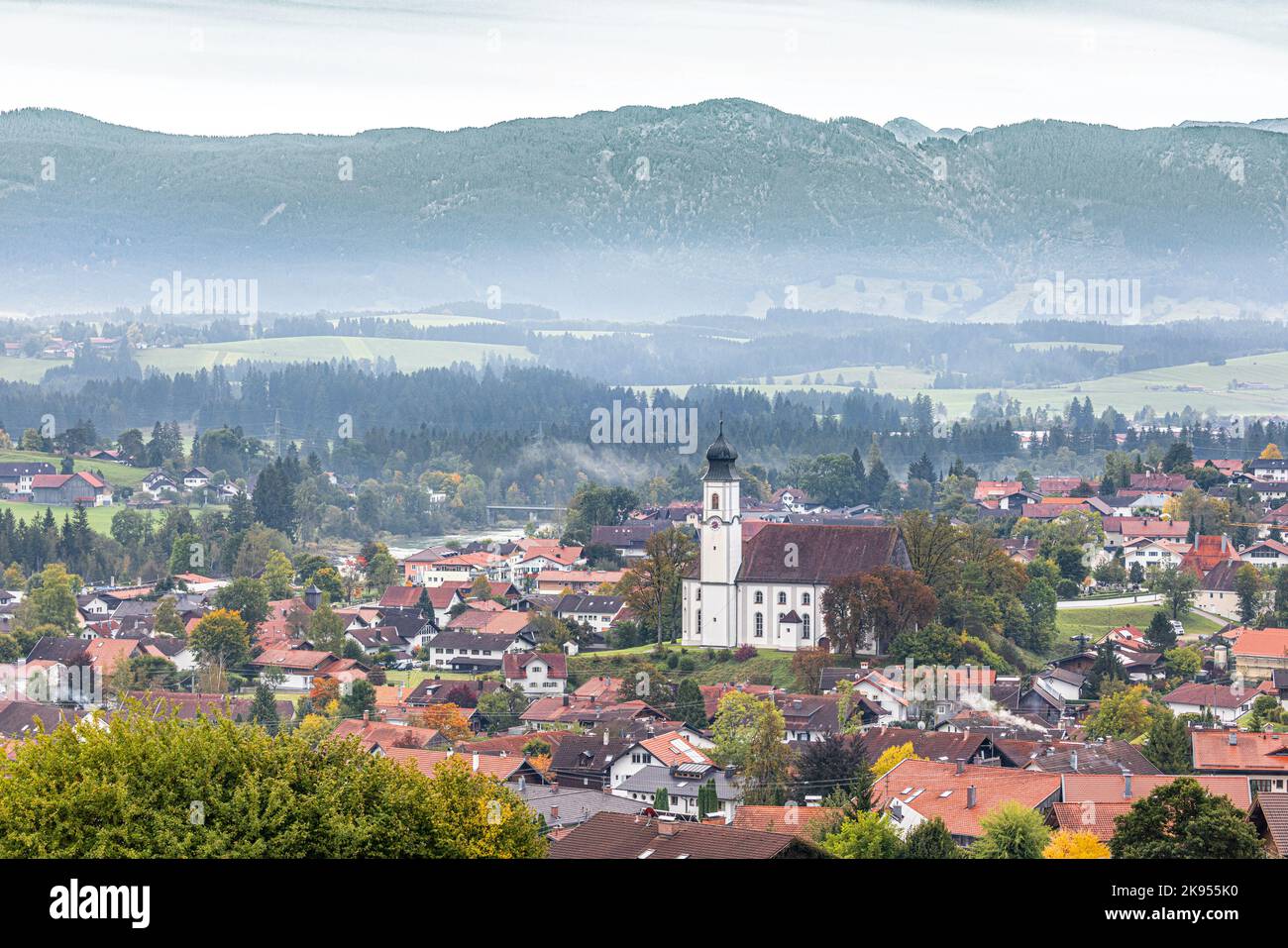 Lechbruck am See, Eastern Allgaeu, rafter village, Germany, Allgaeu ...
