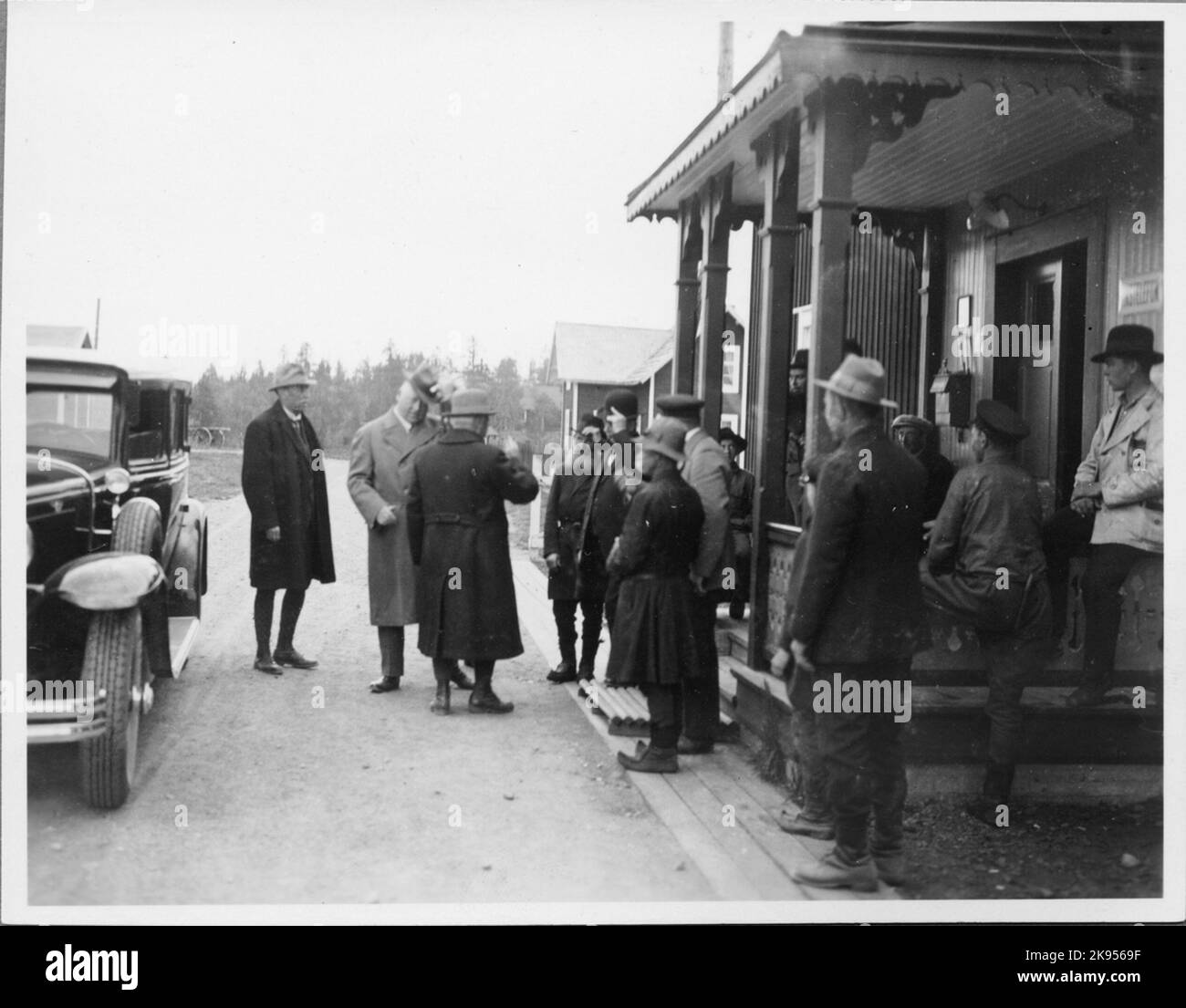 Image from the recording of the movie "Kronans Rallare Stock Photo - Alamy