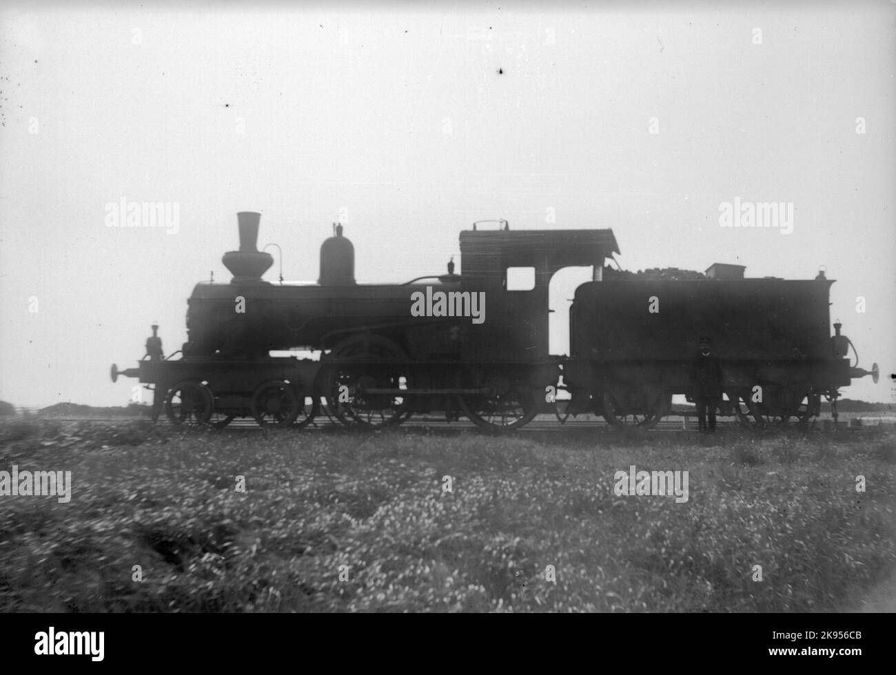 The picture shows one of the three steam locomotives Montj Lok 2- 4 ...