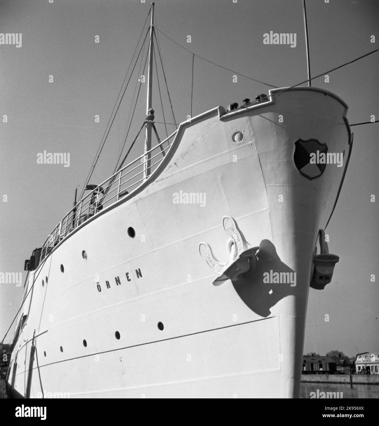 The steamship S/S Eagle in Malmö harbor Stock Photo - Alamy