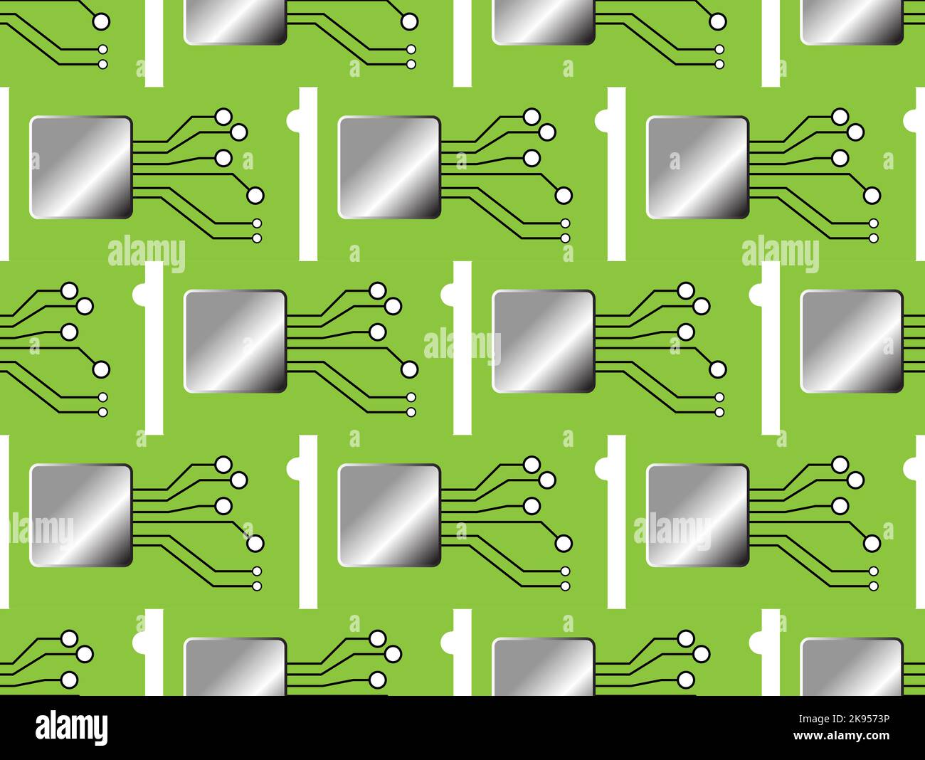 Seamless vector texture made of PCB components Stock Vector Image & Art ...
