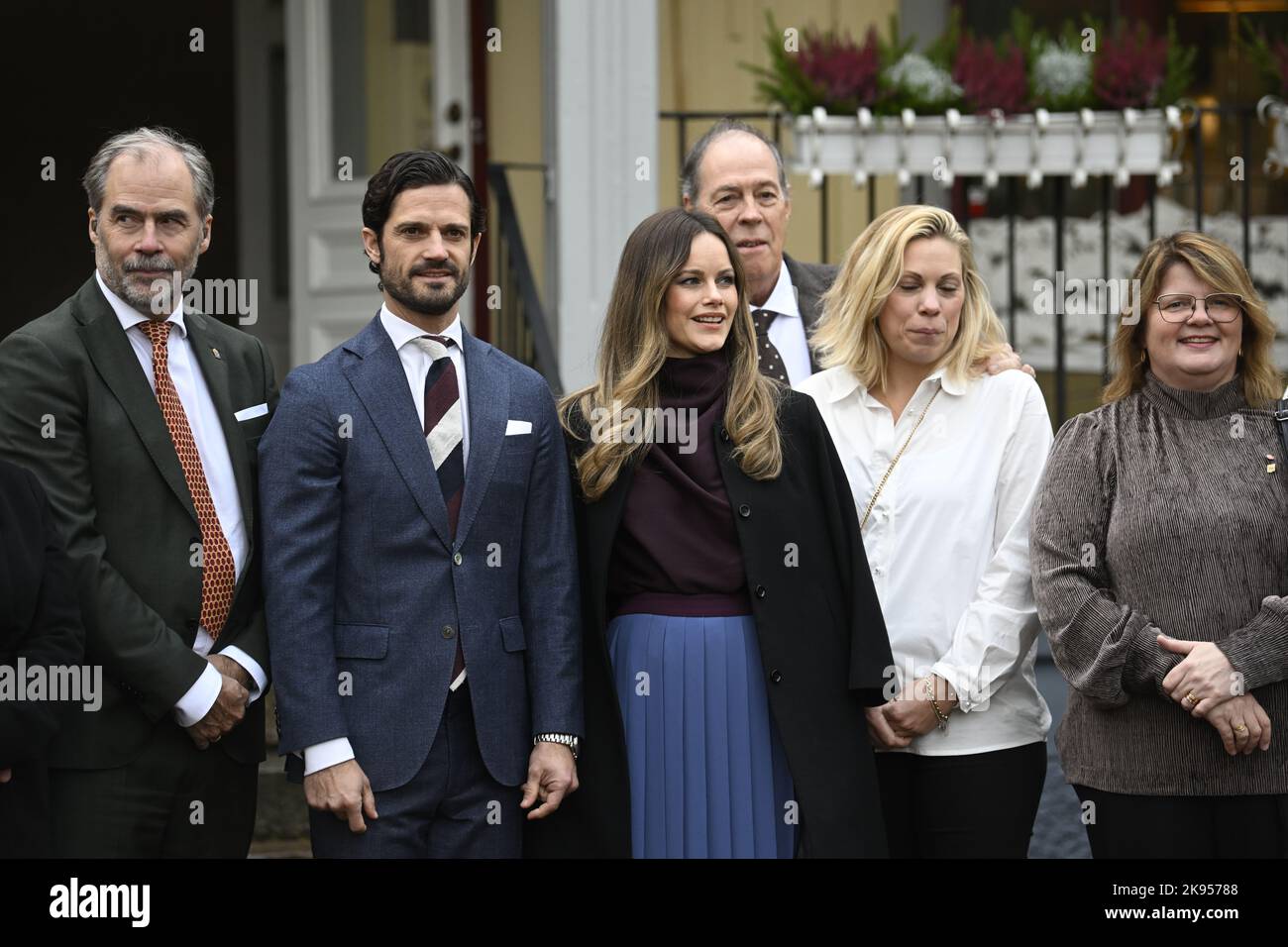 Prince Carl Philip, Princess Sofia and the Country Governor Georg André ...