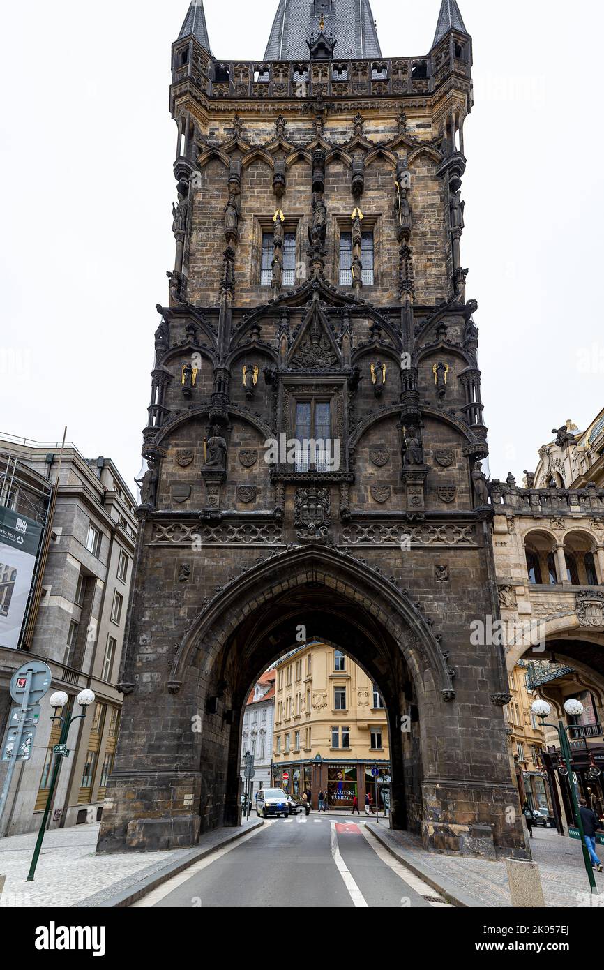 Powder gate tower hi-res stock photography and images - Alamy