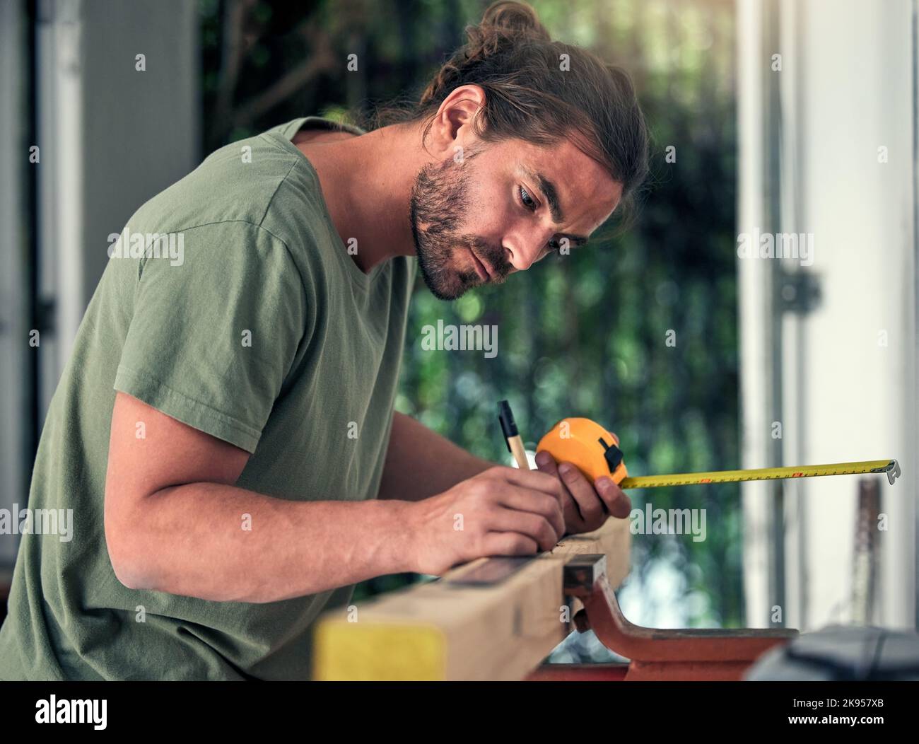 Carpenter, builder and diy for home improvement, development and repair ...