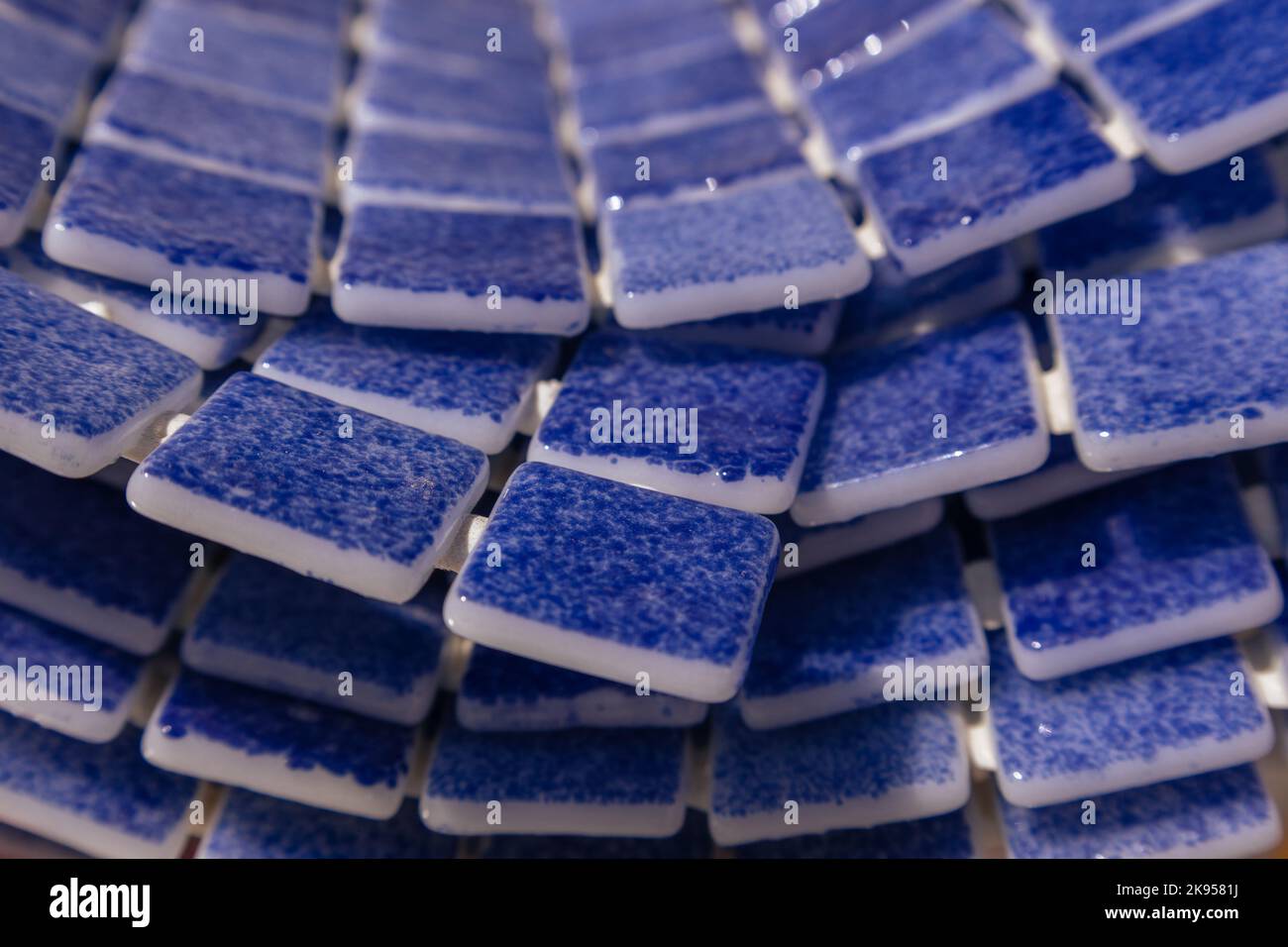 Blue ceramic tiles hi-res stock photography and images - Alamy