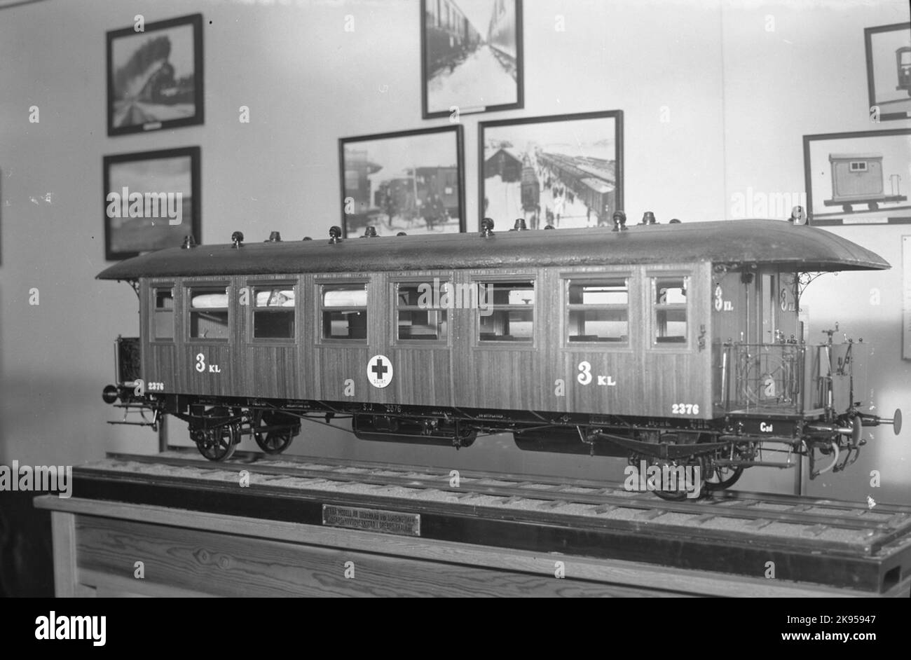 1:10 Model of State Railways SJ C3D 2376; JVM sick car Stock Photo - Alamy