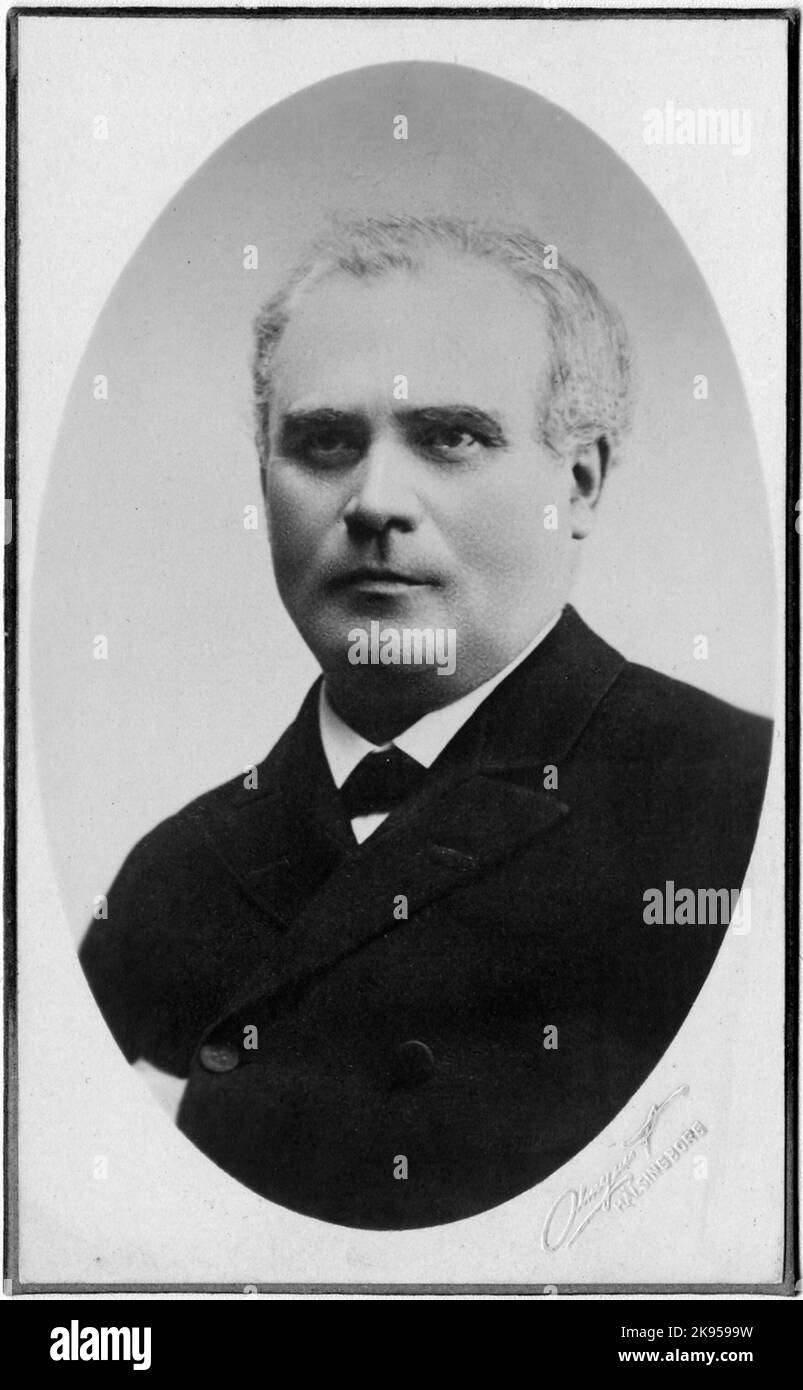 Mayor/CEO Gustaf Ferdinand Hoff Stock Photo - Alamy