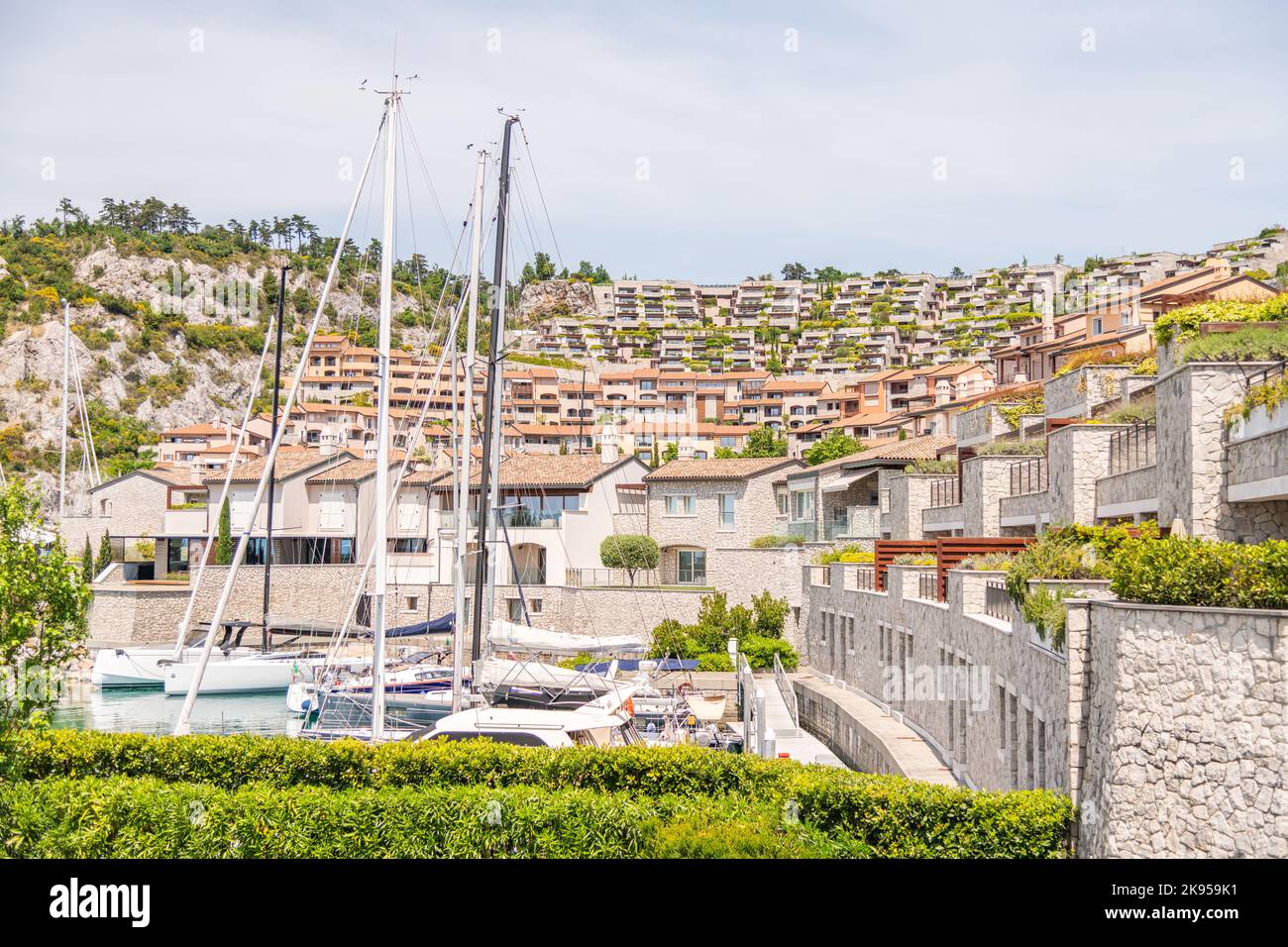 Portopiccolo resort in Sistiana, Italy Stock Photo - Alamy