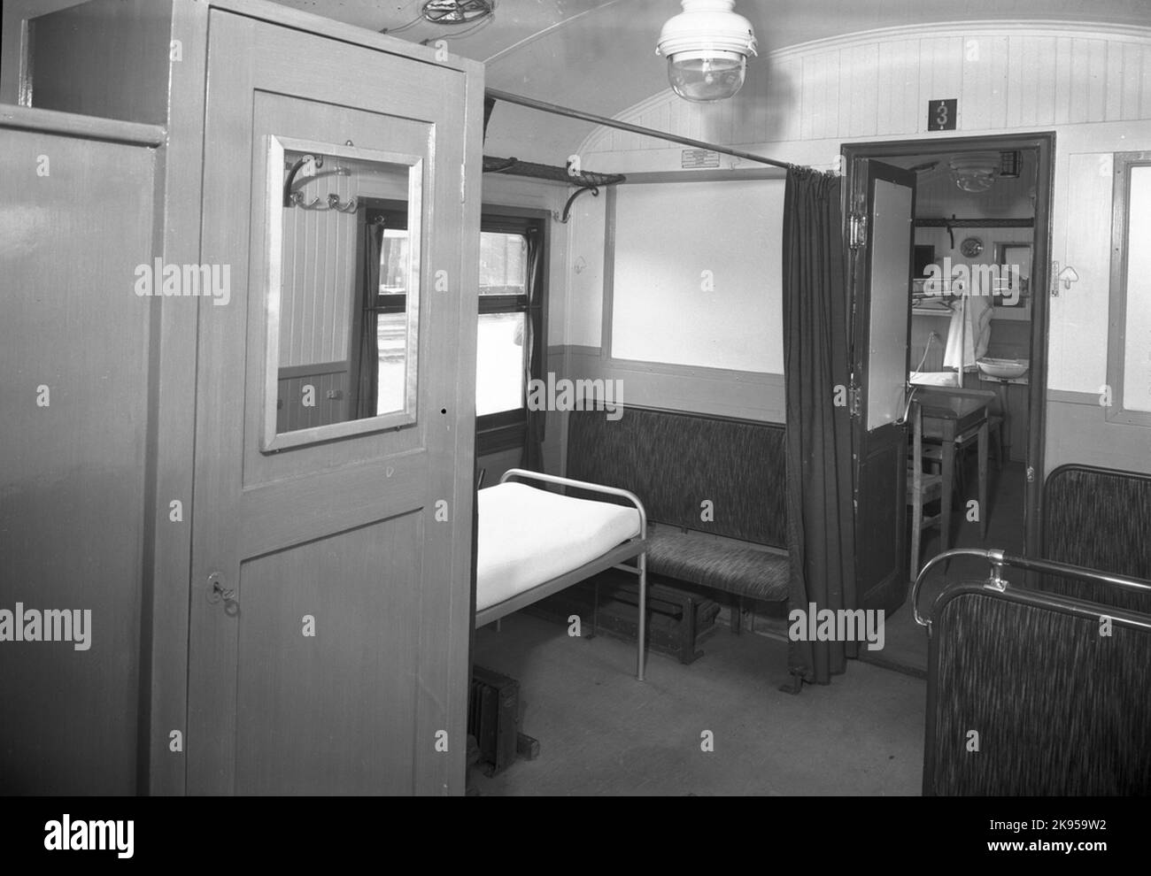 Army hospital train. Expedition and sick car Stock Photo - Alamy