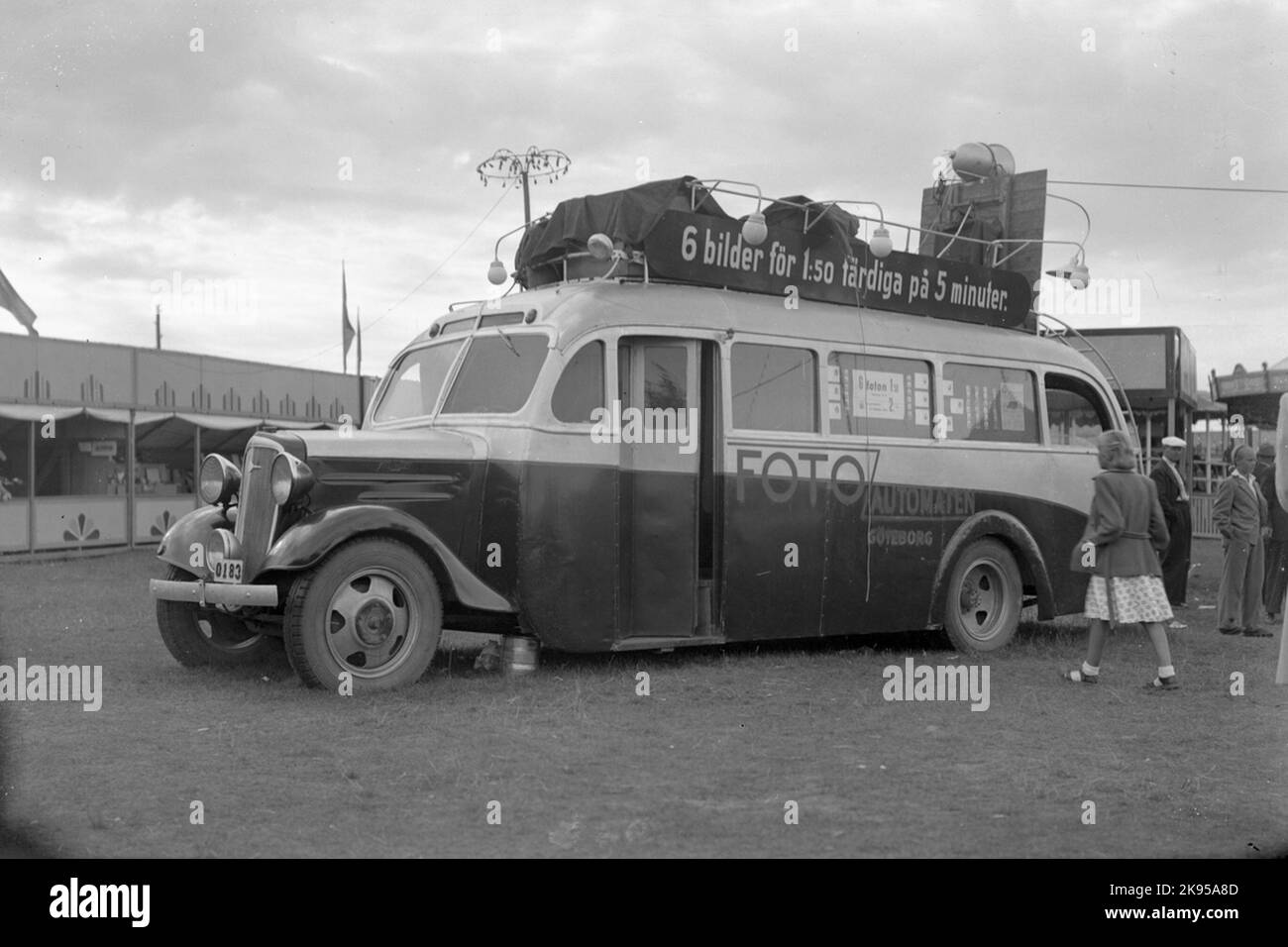 Chevrolet bus, "Photo machine, Gothenburg". At any amusement park. The ...