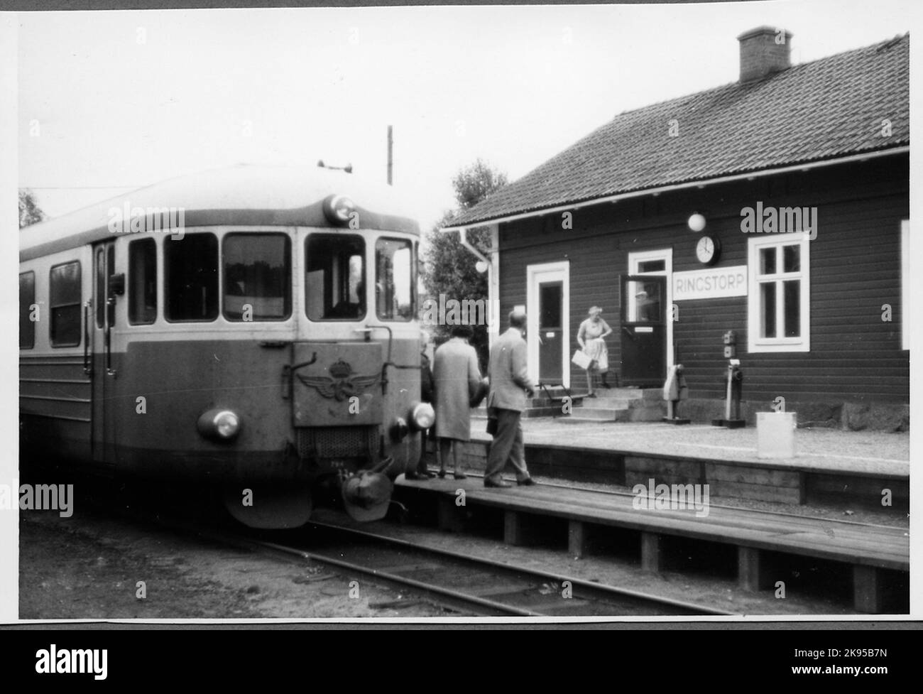 State Railways, SJ YB05P 794 at Ringstorp station. Last passenger train ...