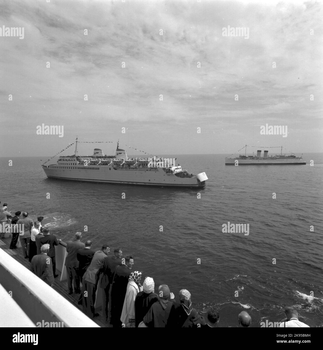 M/S Sassnitz and Queen Viktoria. Train ferry trail Trelleborg ...