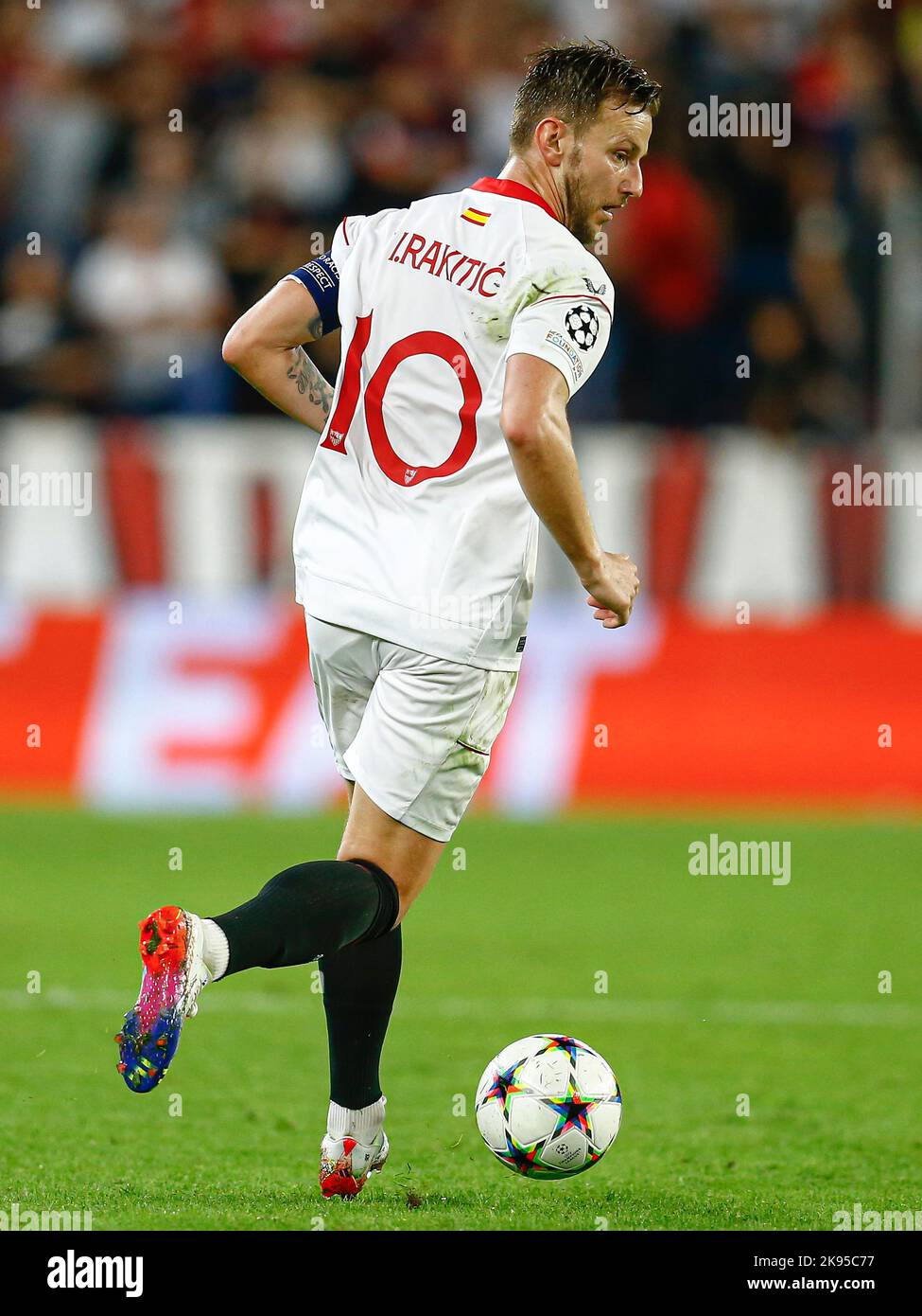 Sevilla, Spain. 25/10/2022, Ivan Rakitic of Sevilla FC during the UEFA ...