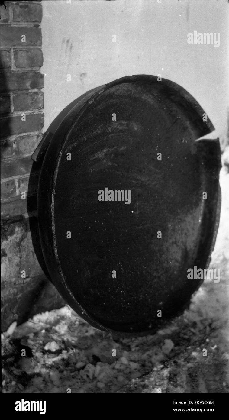 Compressed air container exposition Stock Photo - Alamy