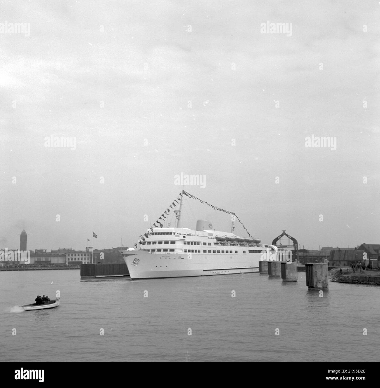 M/S "Trelleborg" in the inlet and ferry location Stock Photo - Alamy