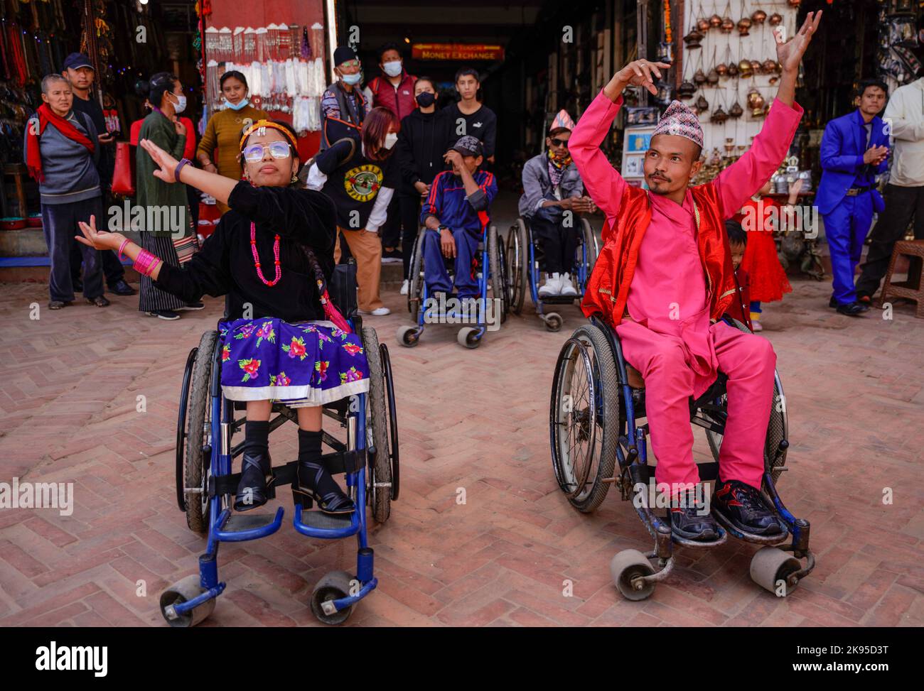 Kathmandu, Nepal. 26th Oct, 2022. Persons with disabilities and ...