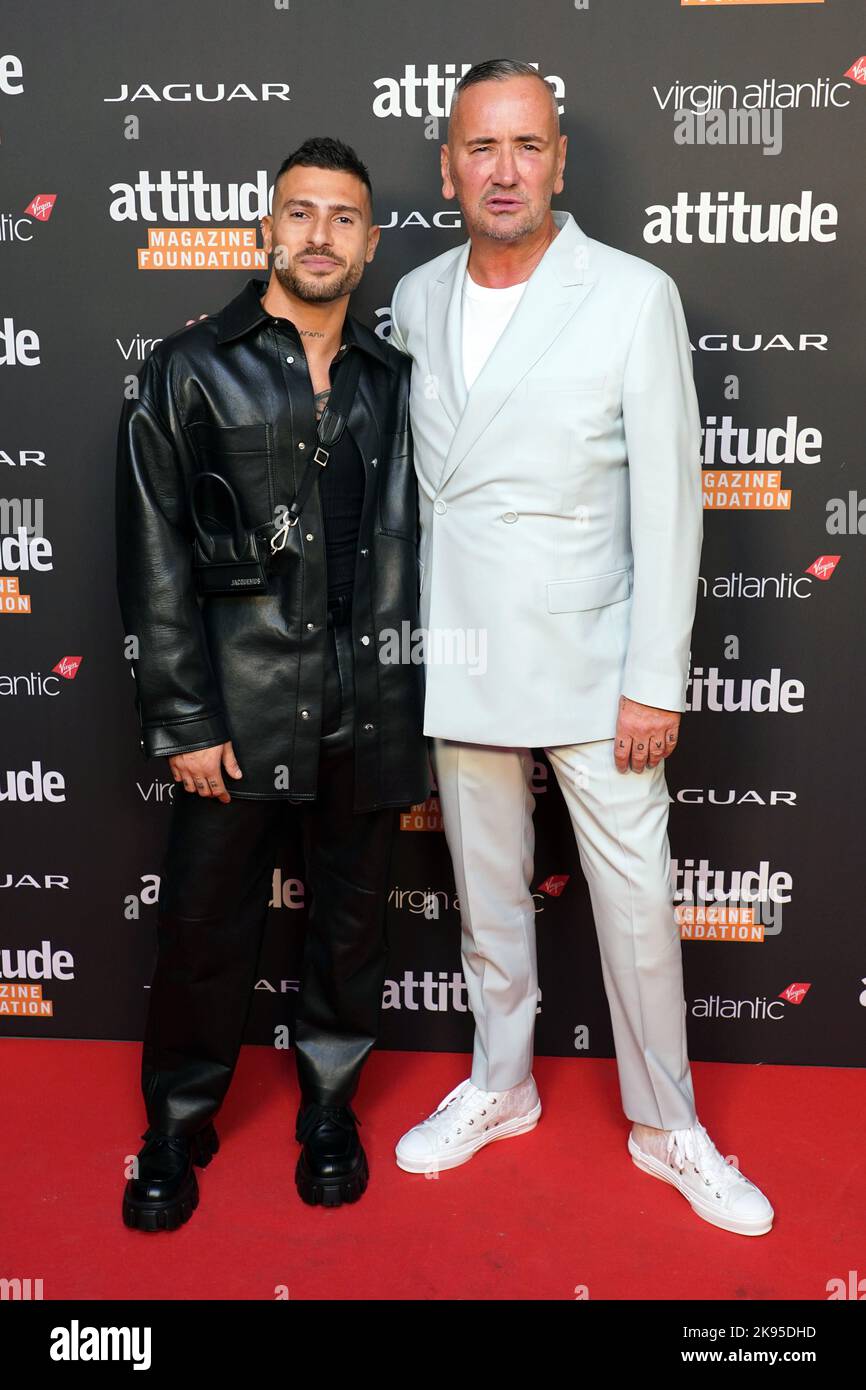 EDITORIAL USE ONLY Stavros Agapiou and DJ Fat TonyÊattend the Virgin ...