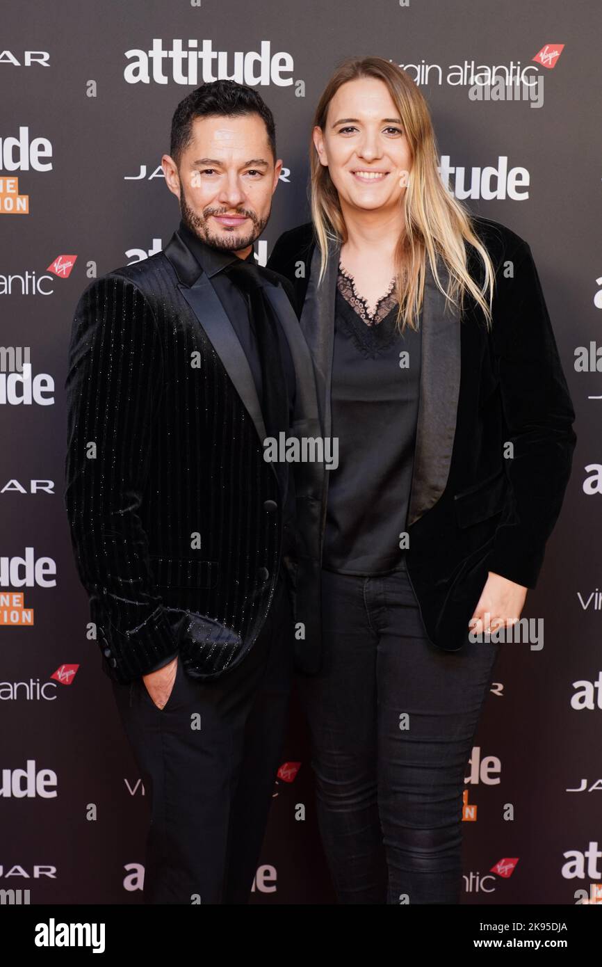 EDITORIAL USE ONLY Jake Graf and Hannah GrafÊattend the Virgin Atlantic ...