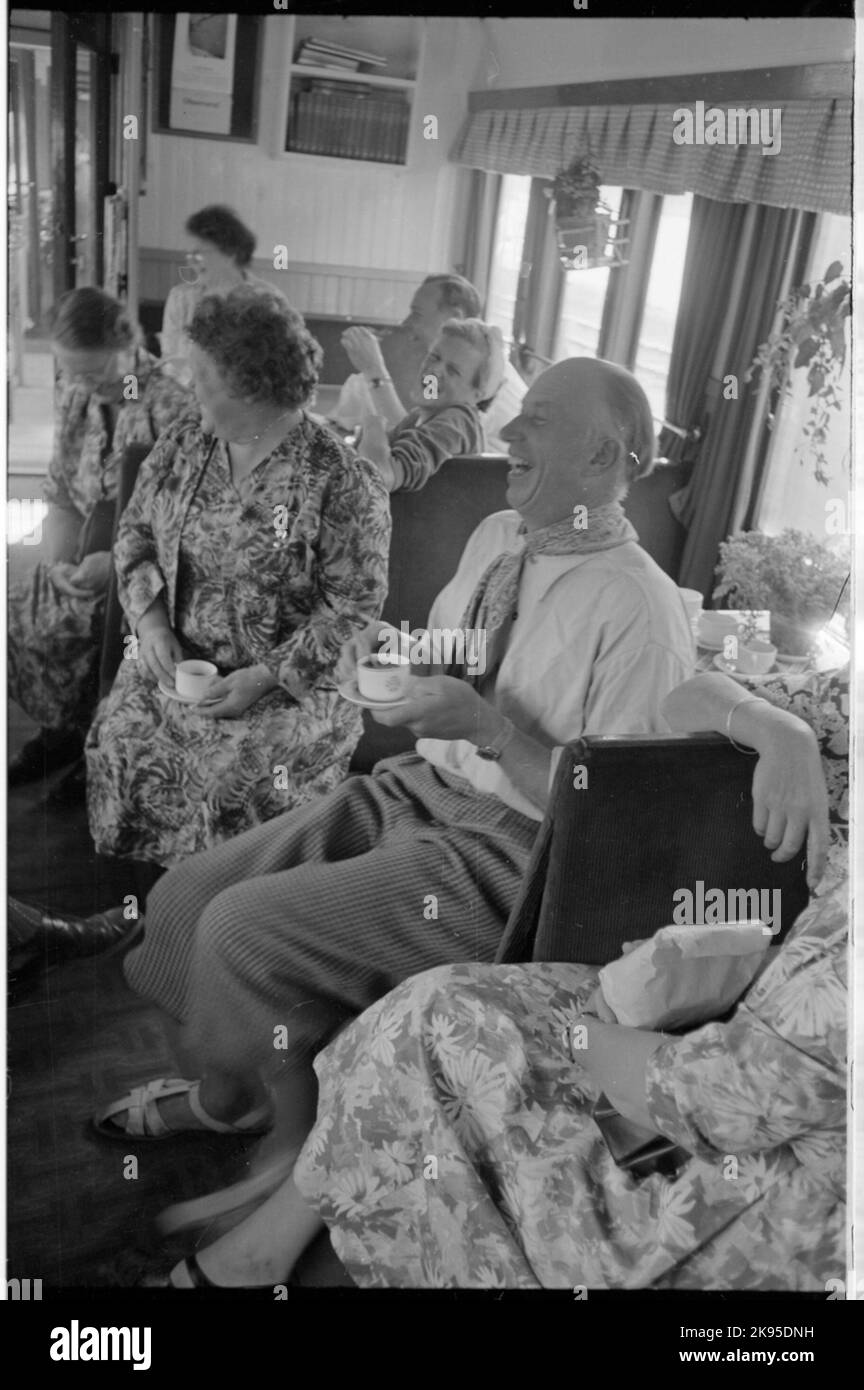 Coffee in companion trolley aboard train homes Stock Photo - Alamy
