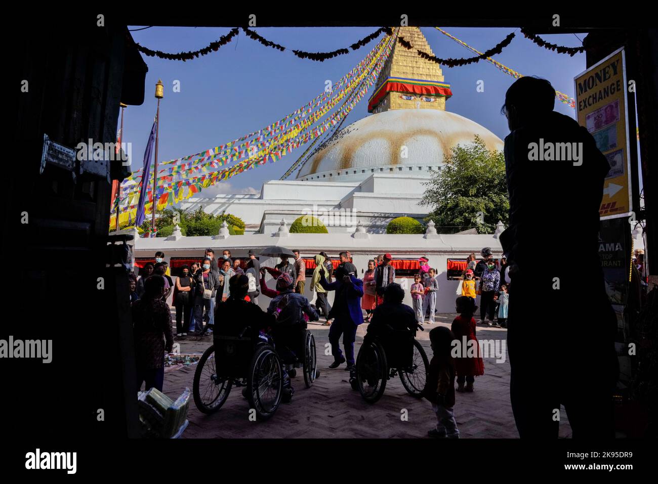 Persons with disabilities and impairments dance and sing to the Deusi ...
