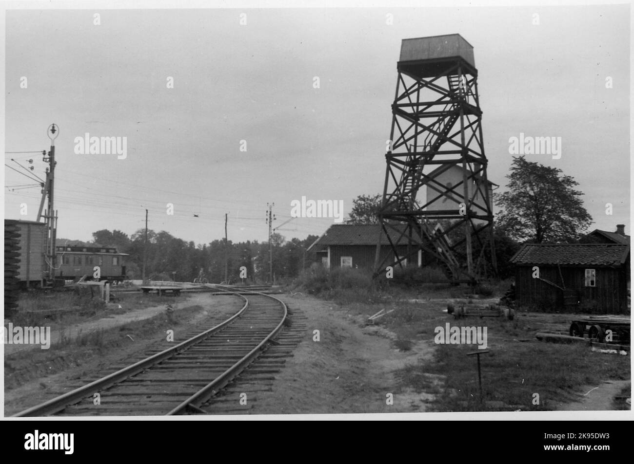The intersection between Älvsborgsbanan and the western main line, at ...