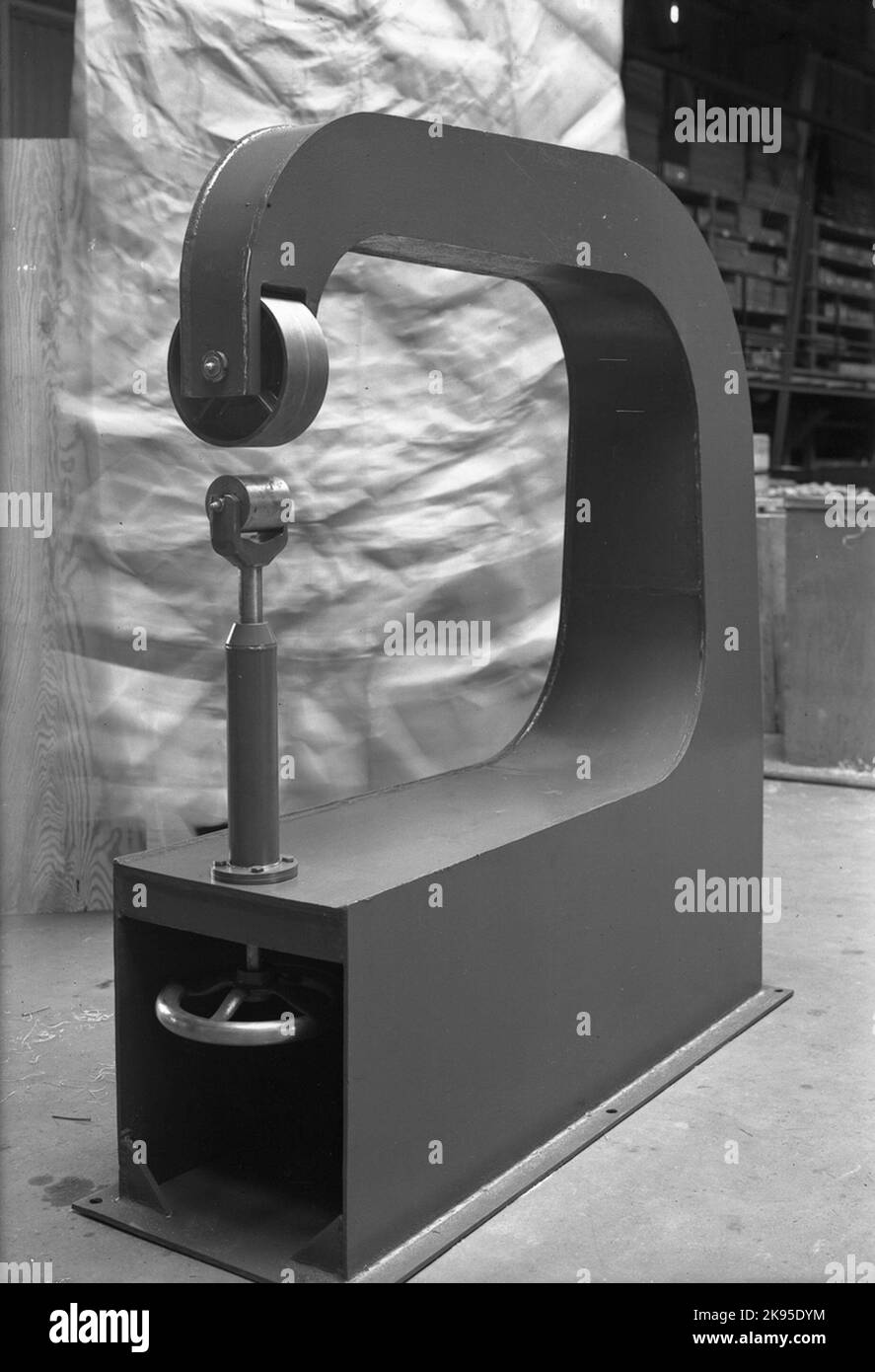 Driving machine for sheet metal work Stock Photo - Alamy