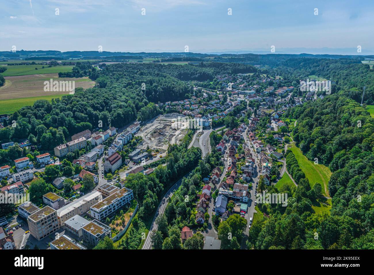 Aerial view medieval ravensburg hi-res stock photography and images - Alamy