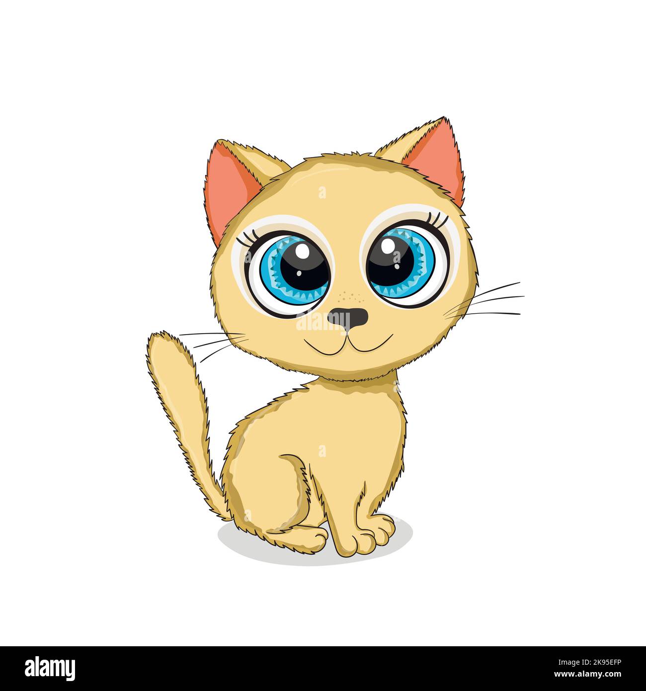 Cartoon cat action emotion cute hi-res stock photography and images - Alamy