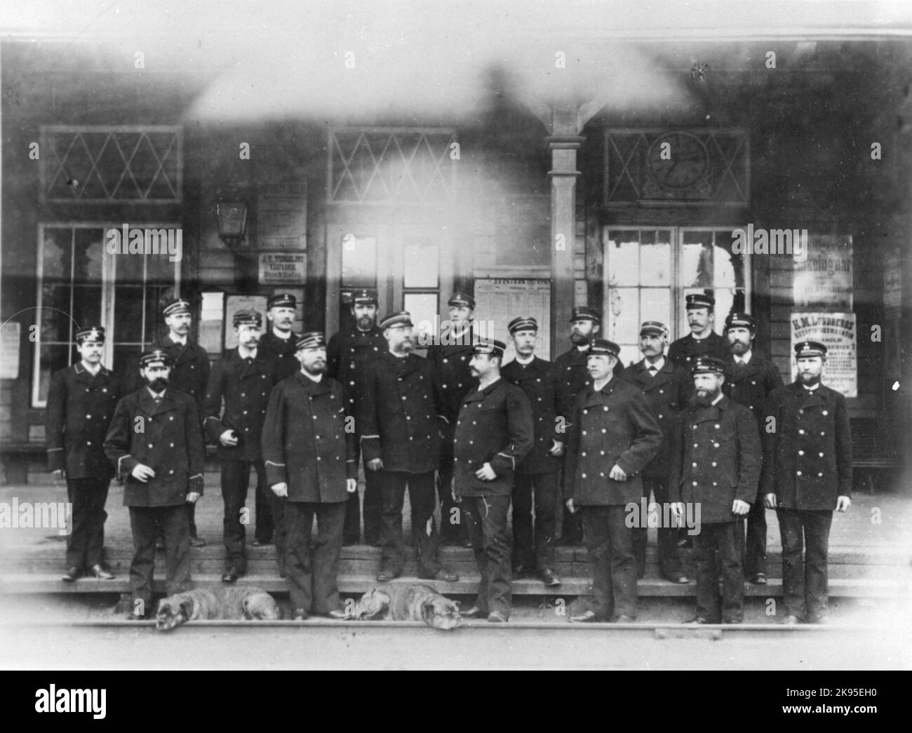 The station was taken in use in 1860 Stock Photo - Alamy