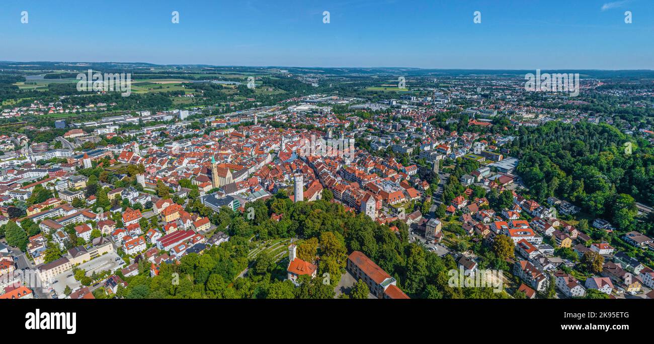 Aerial view medieval ravensburg hi-res stock photography and images - Alamy