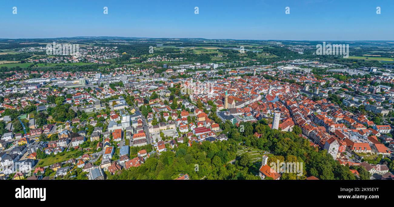 Aerial view to Ravensburg near Lake Constance Stock Photo - Alamy