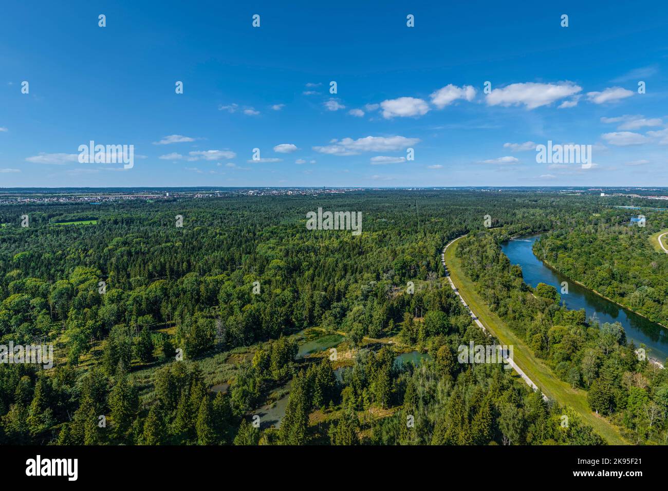 The beautiful landscape around the Mandicho Lake in Lech Valley from ...