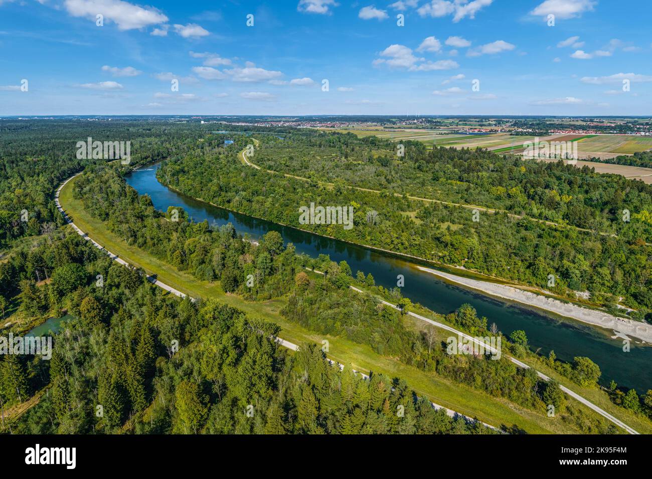 The beautiful landscape around the Mandicho Lake in Lech Valley from ...