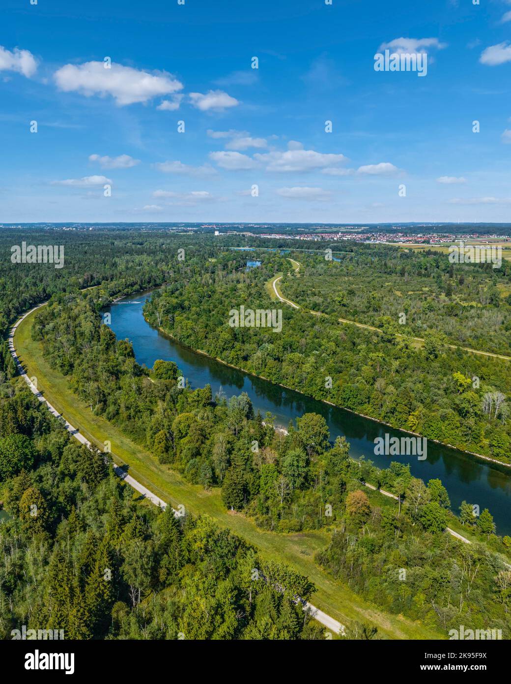 The beautiful landscape around the Mandicho Lake in Lech Valley from ...