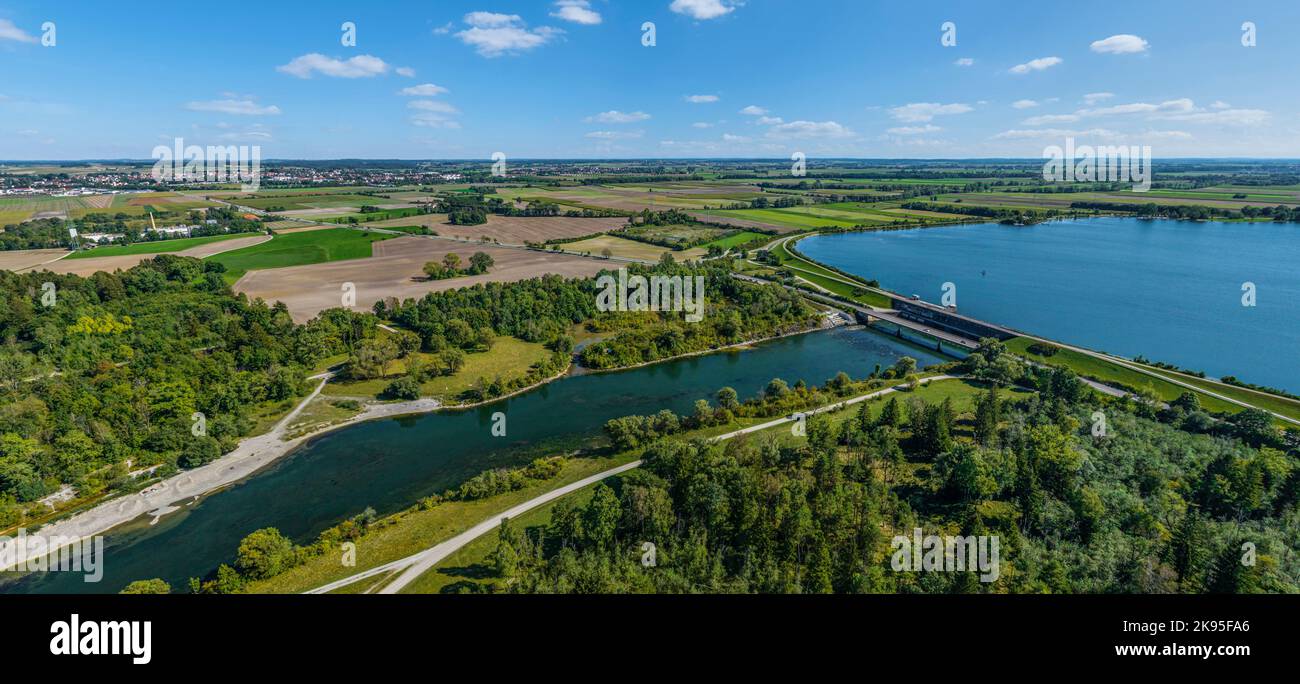 The beautiful landscape around the Mandicho Lake in Lech Valley from ...