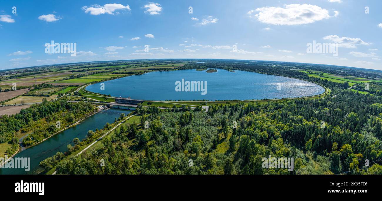 The beautiful landscape around the Mandicho Lake in Lech Valley from ...