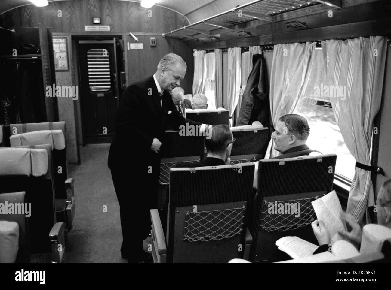 Inauguration Morjärv - Kalix. Salon Trolley. Director General Erik ...