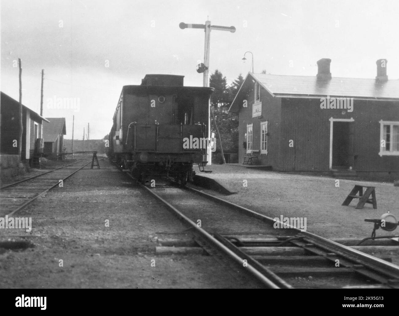 The station was put into operation in 1890. The iron age grave field ...