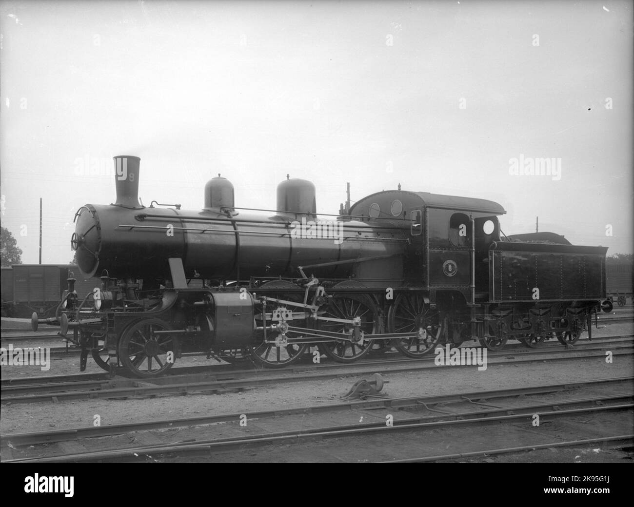 ÖCJ Lok 8. The locomotive was manufactured by Motala Workshop. The ...